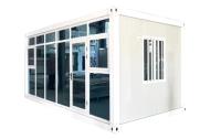 China 20ft Flat Pack Container Home Prefab with Two Bedrooms - 50-100mm Insulation, 3-Hour Installation for sale