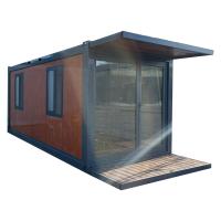 China 20ft Flat Pack Container House with Steel Frame - 50-100mm Insulation Options, 3-Hour Assembly for sale