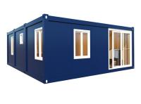 China 20ft Flat Pack Container House with Steel Frame - 50-100mm Insulation Options, 3-Hour Assembly for sale
