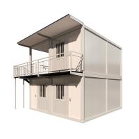China Waterproof Prefab Shipping Container Home 3500x8000mm with Aluminum Sliding Door and 50-100mm Insulation Options for sale
