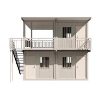 China Waterproof Prefab Shipping Container Home 3500x8000mm with Aluminum Sliding Door and 50-100mm Insulation Options for sale