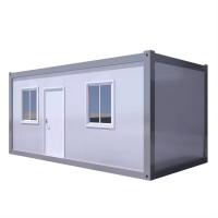 China Customized 20ft Flat Pack Container House Living Modern Steel Structure 50mm EPS Panel for sale