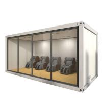 China Fire Prevention Flat Pack Container House Eco Friendly Prefab Storage Container Homes for sale