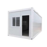 China Customizable Prefab Folding Container House 50mm EPS Sandwich Panel Steel Structure for sale