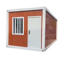 China Customizable Prefab Folding Container House 50mm EPS Sandwich Panel Steel Structure for sale