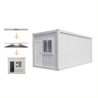 China Steel Plate Flat Pack Container House 3500x8000mm with 50-100mm Insulation Panels for Easy 3-Hour Assembly for sale