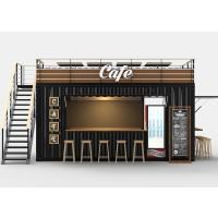 China Compact Mobile Expandable Prefab House 3500x8000mm with 50-100mm Insulation Panels for Cafe Shop and Wine Bar for sale