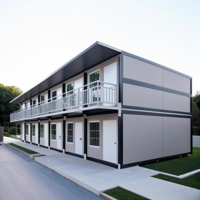 China Easy Assembly Foldable Prefabricated Container House 3500x8000mm with 50-100mm Insulation for Work Use for sale