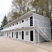 China Easy Assembly Foldable Prefabricated Container House 3500x8000mm with 50-100mm Insulation for Work Use for sale