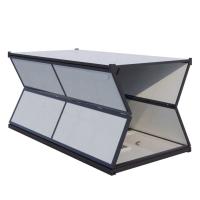 China Portable Folding Container House 3500x8000mm with 50-100mm Insulation Panels and Pre-Wired Electrical System for sale