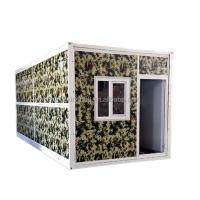 China Modern Fold Out Modular Homes with 50-100mm EPS Sandwich Panels and PVC Windows - 3500x8000mm Maximum Size for sale