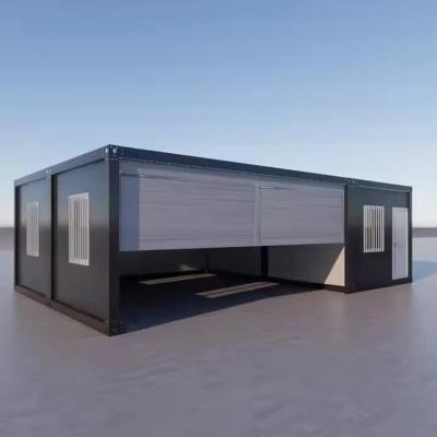 China 20ft Foldable Container House with 50-100mm Insulation Panels and Pre-Wired Electrical System for Temporary Shelter for sale