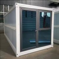 China 20ft Foldable Container House with 50-100mm Insulation Panels and Pre-Wired Electrical System for Temporary Shelter for sale
