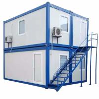 China Portable Foldable Shipping Container Home 3500x8000mm with 50-100mm Insulation Panels and Pre-Wired Electrical System for sale