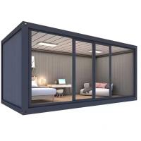 China Portable Foldable Shipping Container Home 3500x8000mm with 50-100mm Insulation Panels and Pre-Wired Electrical System for sale