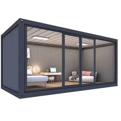 China Portable Foldable Shipping Container Home 3500x8000mm with 50-100mm Insulation Panels and Pre-Wired Electrical System for sale