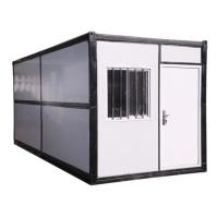 China Movable Folding Container House with 50-100mm Insulation Panels and 3500x8000mm Maximum Size for sale