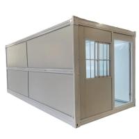 China Movable Folding Container House with 50-100mm Insulation Panels and 3500x8000mm Maximum Size for sale