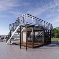 China 40ft Prefabricated Modular Shipping Container Home with 50mm EPS Sandwich Panel and Aluminum Windows for sale