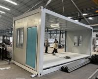 China Folding Container House 3500x8000mm with 50-100mm Insulation Panels | Prefab Expandable Modular Building for sale