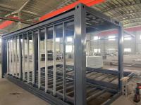 China Folding Container House 3500x8000mm with 50-100mm Insulation Panels | Prefab Expandable Modular Building for sale