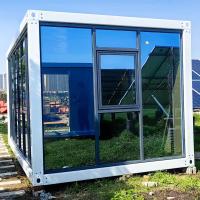 China Bending Plate Folding Container House Steel Structure Foldable Mobile Container House for sale