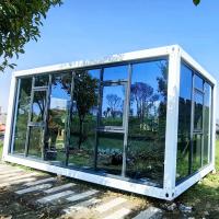 China Bending Plate Folding Container House Steel Structure Foldable Mobile Container House for sale