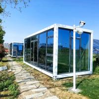 China Bending Plate Folding Container House Steel Structure Foldable Mobile Container House for sale