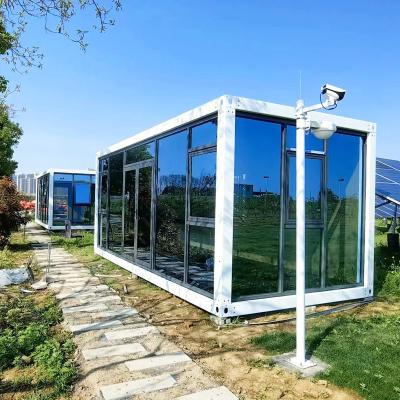 China Bending Plate Folding Container House Steel Structure Foldable Mobile Container House for sale