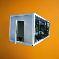 China Bending Plate Folding Container House Steel Structure Foldable Mobile Container House for sale