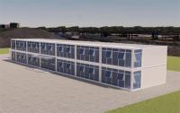 China 40ft Fold Out Container Home Thermal Insulation 50mm Rock Wool Wall Aluminum Sliding Door for sale