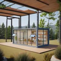 China Rainproof Folding Container House Customization Fold Out Shipping Container House for sale