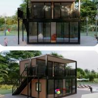 China Weather Resistant Folding Container House Steel Frame Fold Up Container House for sale