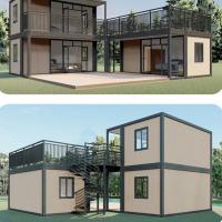 China Weather Resistant Folding Container House Steel Frame Fold Up Container House for sale