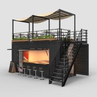 China Safety And Convenient Folding Container House Aluminum Sliding Doors Container Foldable House for sale