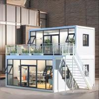 China Modern Style Luxury Folding Prefab Homes Steel Frame With High Security for sale