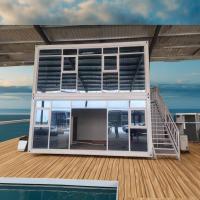 China Modern Style Luxury Folding Prefab Homes Steel Frame With High Security for sale