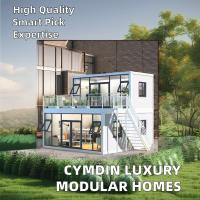 China Modern Style Luxury Folding Prefab Homes Steel Frame With High Security for sale
