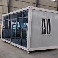 China Custom Folding Container House with 50-100mm Insulation Panels and 3500x8000mm Maximum Size for sale
