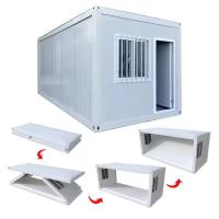 China Customizable Folding Container House with 50-100mm Insulation Panels and 3500x8000mm Maximum Size for sale