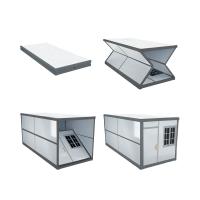 China Customizable Folding Container House with 50-100mm Insulation Panels and 3500x8000mm Maximum Size for sale