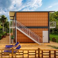 China Steel Frame Welded Fold Out Container House 50mm EPS Panel for Dormitory for sale