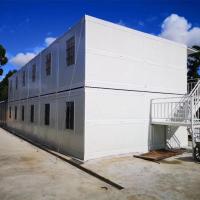 China High Security Folding Container House Rock Wool Sandwich Panel Container Folding Homes for sale