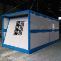 China Grey White Folding Container House 50mm EPS Sandwich Panel Foldable House Container for sale