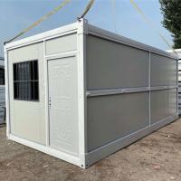 China Grey White Folding Container House 50mm EPS Sandwich Panel Foldable House Container for sale