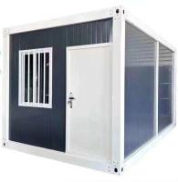 China Steel Frame Detachable Container House with Aluminum Sliding Door - 50-100mm Insulation, 4-Hour Installation for sale