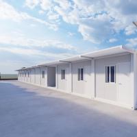 China Steel Frame Detachable Container House with Aluminum Sliding Door - 50-100mm Insulation, 4-Hour Installation for sale
