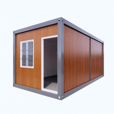 China Wooden 20ft Mini Storage Shipping Container Home with 50mm Heat Insulation for sale