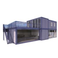 China Luxury Shipping Container Tiny Home 20ft Prefab House for Boutique Cafe Shop for sale