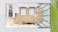 China Pre-Wired Expandable Container House 3500x8000mm with 50-100mm Insulation Panels and Electrical Distribution System for sale